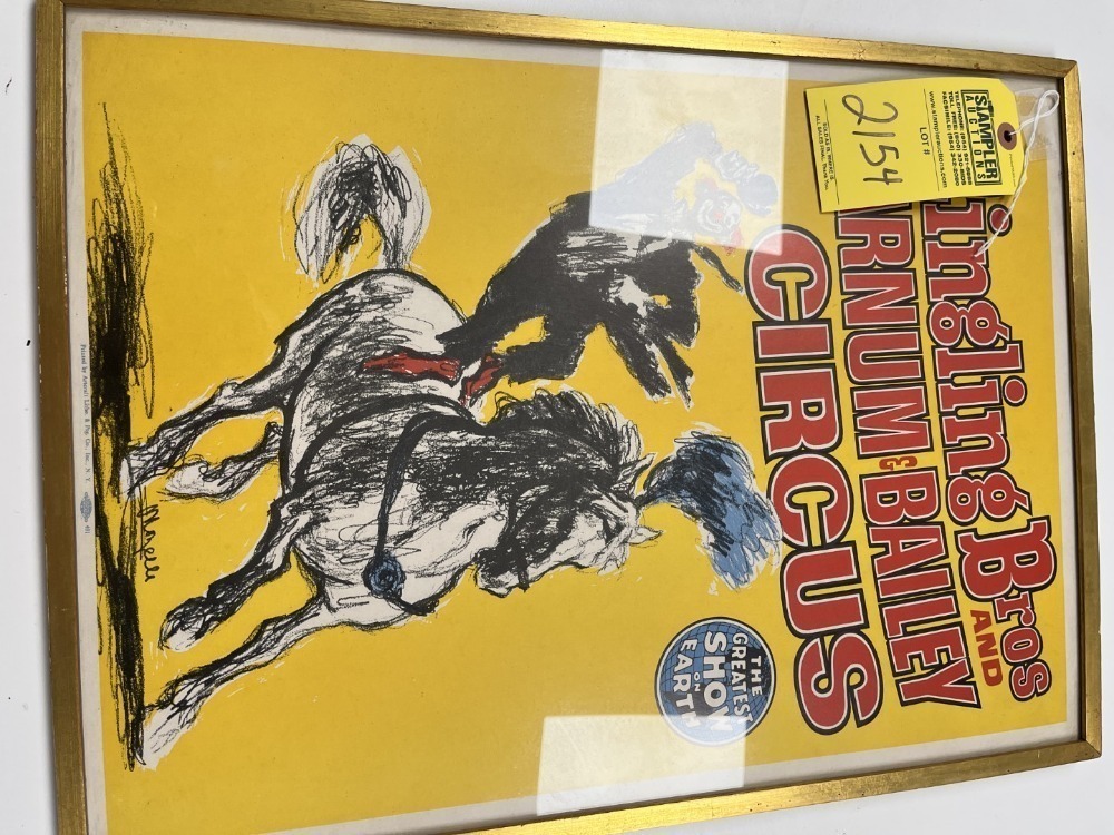 FRAMED POSTER - Ringling Bros. and Barnum & Bailey Circus / Greatest ...