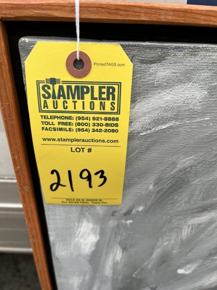 ARTWORK - Acrylic on Canvas / Wood Frame - ''Children's Sidewalk Art ...